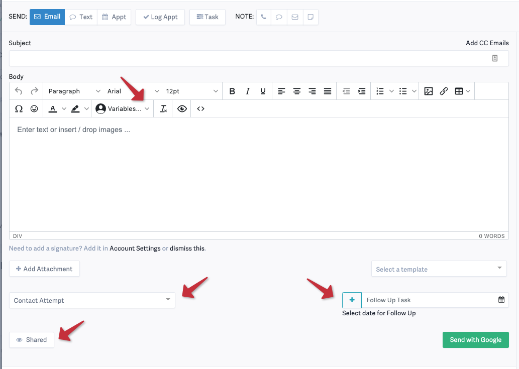 Sending Individual Emails